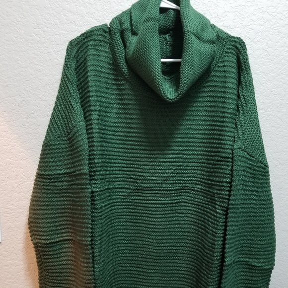 Sweaters | Plus Size Oversized Green Sweater | Poshmark